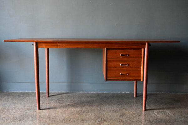 Arne Vodder Sliding Drawer Desk with Drop Leaf, ca. 1965 - Authentic ...