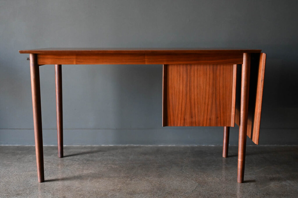 Arne Vodder Sliding Drawer Desk with Drop Leaf, ca. 1965 - Authentic ...