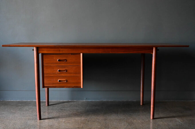Arne Vodder Sliding Drawer Desk with Drop Leaf, ca. 1965 - Authentic ...
