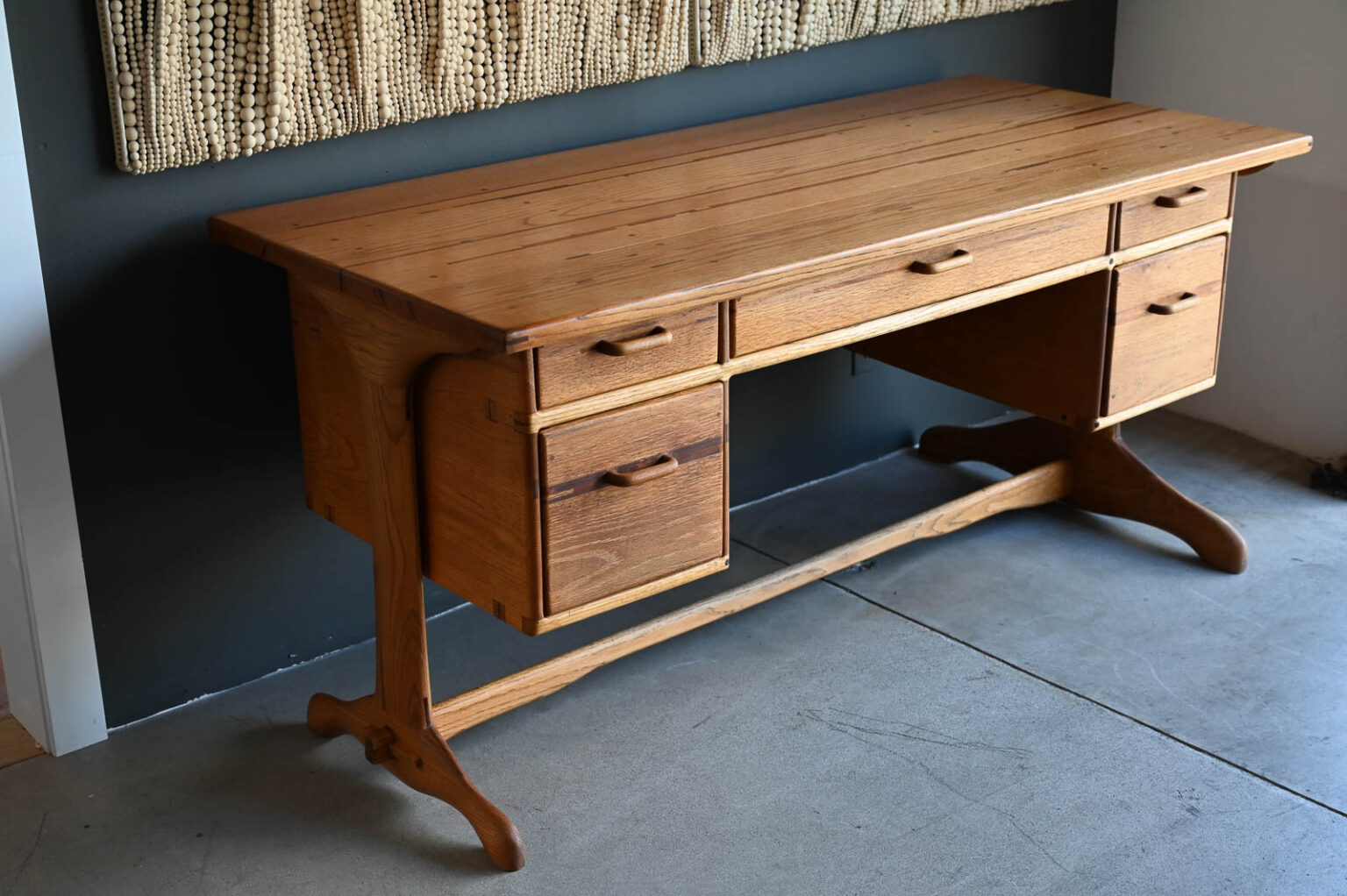 Bespoke Desk by Robert Squire Bierbaum, 1995 - Authentic Mid Century ...