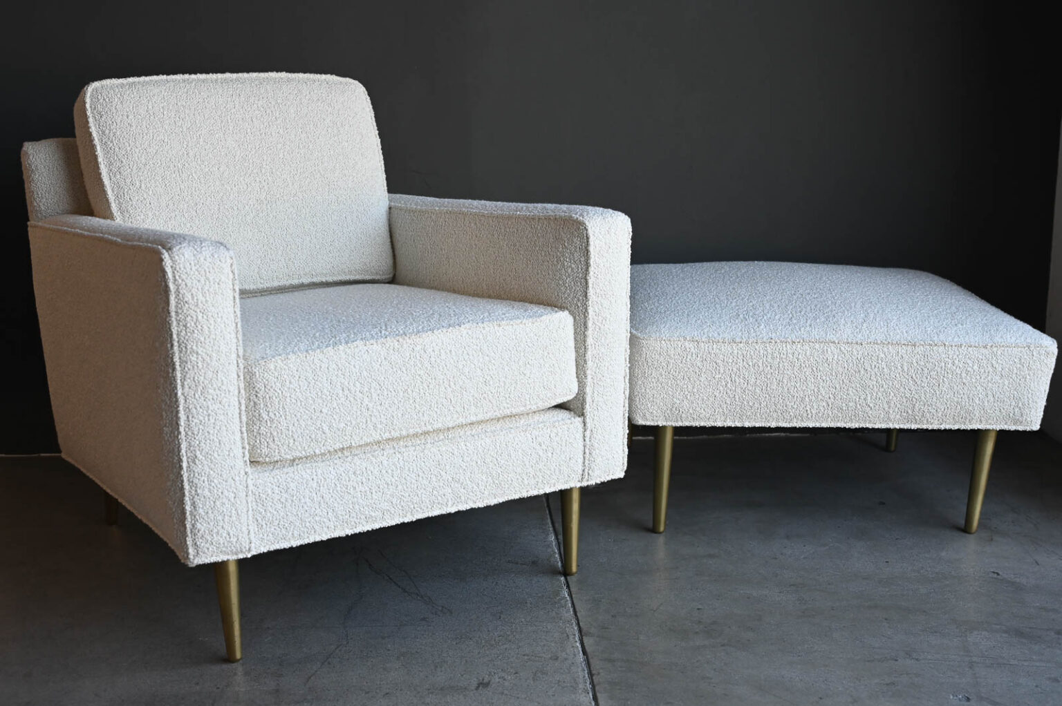 Edward Wormley for Dunbar Lounge Chair and Ottoman 4872A, ca. 1950 ...