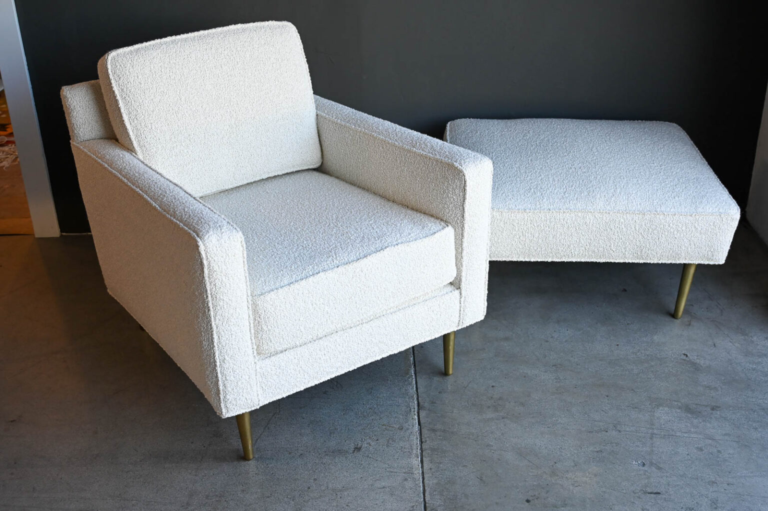 Edward Wormley for Dunbar Lounge Chair and Ottoman 4872A, ca. 1950 ...