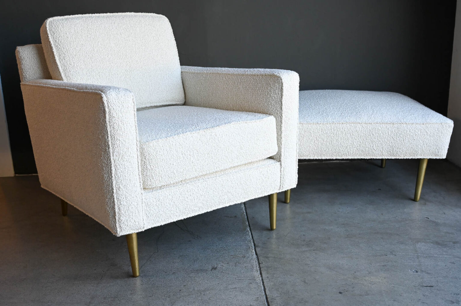 Edward Wormley for Dunbar Lounge Chair and Ottoman 4872A, ca. 1950 ...
